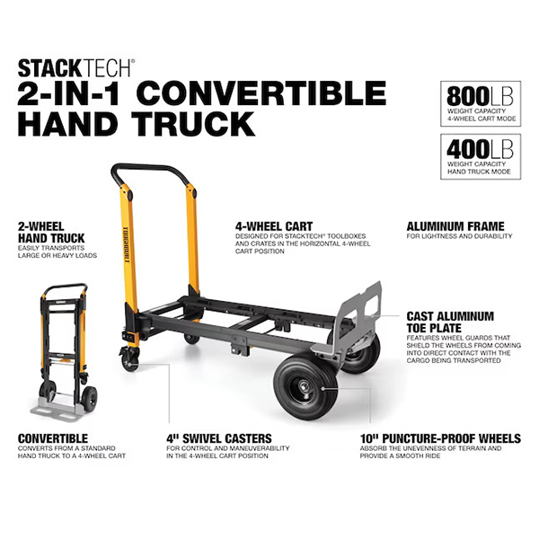 TOUGHBUILT STACK TECH コンバーチブルハンドトラック TB-B1-T-20 rodcontrol